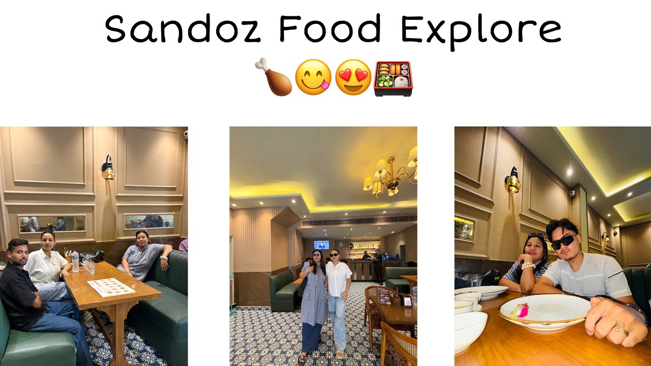 Sandoz Food Explore🔥🍗| Vlog:90| #sandoz #chickentandoori #familytime # ...