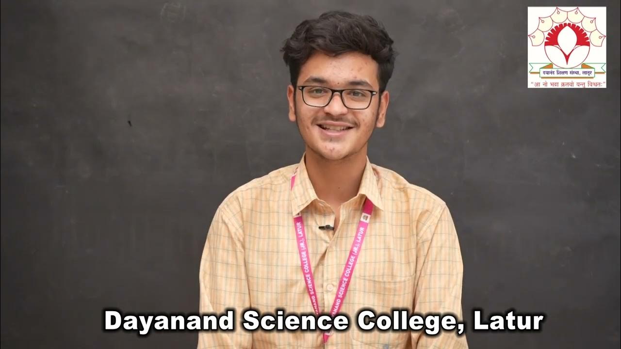Dayanand Education Society | Dayanand Science College |NEET| MHT-CET| IIT-JEE - YouTube