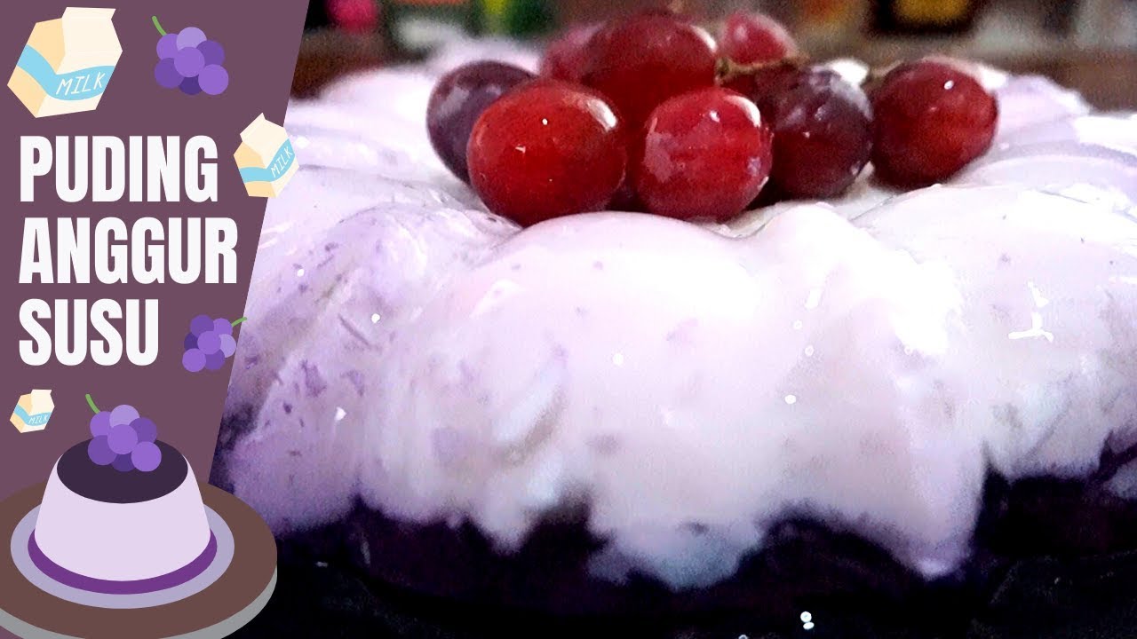 RESEP PUDING ANGGUR SUSU SEGAR DAN GAMPANG |Ervina Hesti #Puding # ...