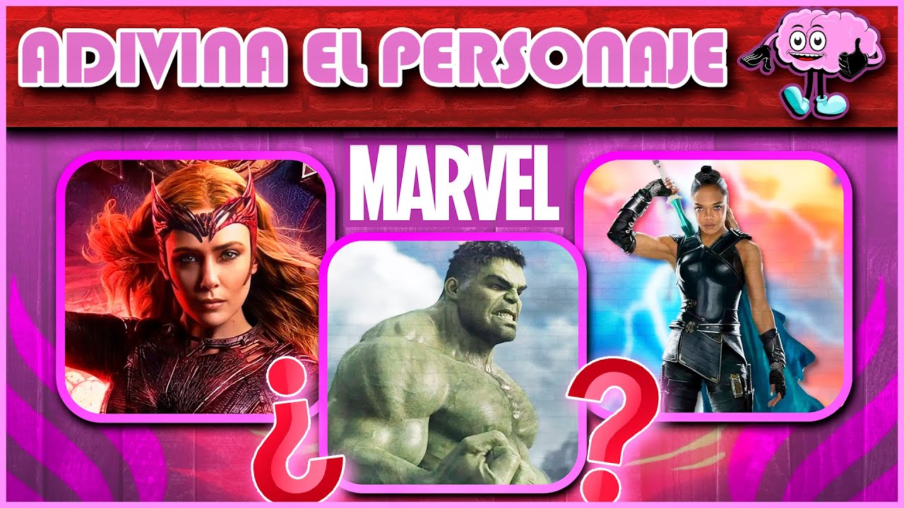 ¿ERES un EXPERTO en el UNIVERSO CINEMATOGRAFICO de MARVEL? 🦸‍♂️🤔ADIVINA ...