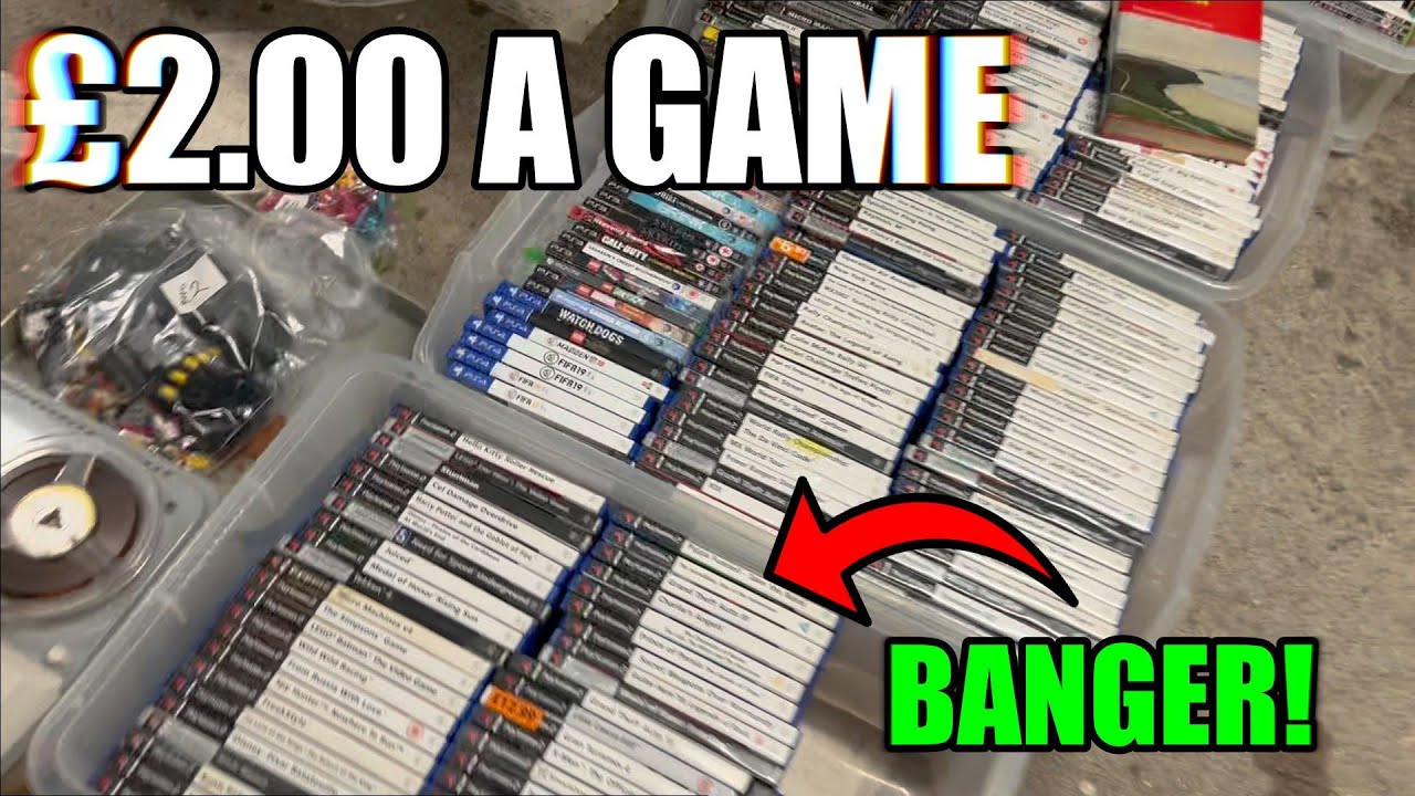 FOUND A PS2 BANGER FOR £2.00 - CAR BOOT HUNTING - THE RAD DIARIES - YouTube