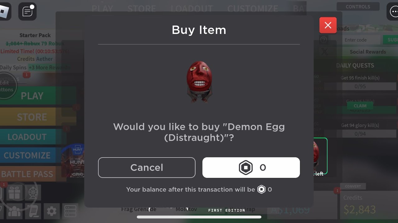 Combat warriors demon egg distraught - YouTube