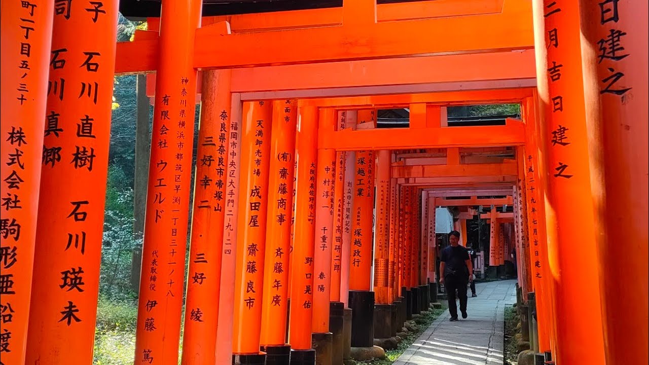 Returning to Japan! Kyoto .Walking the Fushimi Inari Shrine and its red ...
