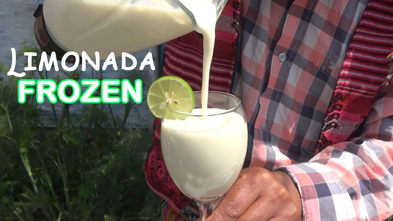 Limonada frozen Riquísimo super fácil de hacerlo - YouTube