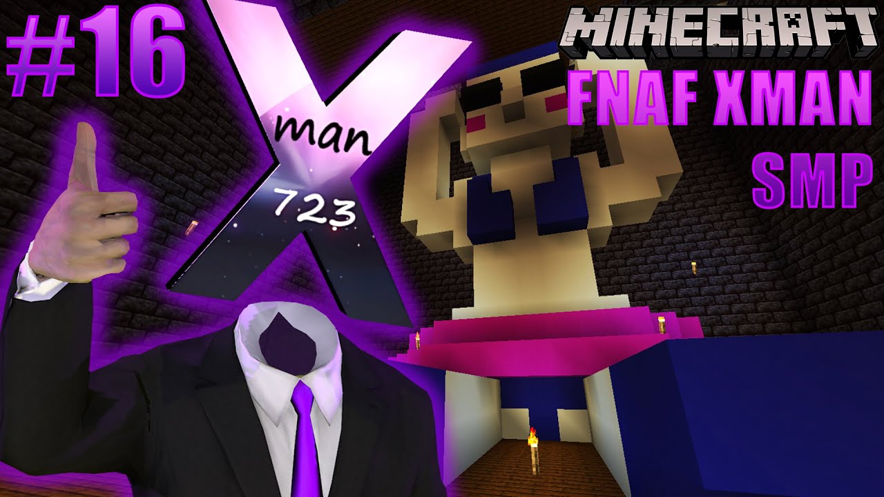 Minecraft FNAF Xman SMP | Moving The Ballora Statue! [Part 16] - YouTube