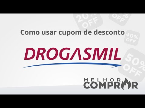 Como usar cupom de desconto Drogasmil
