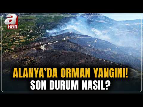 Alanya'daki orman yangınında durum nasıl? A Haber ekibi bölgeden aktardı | A Haber
