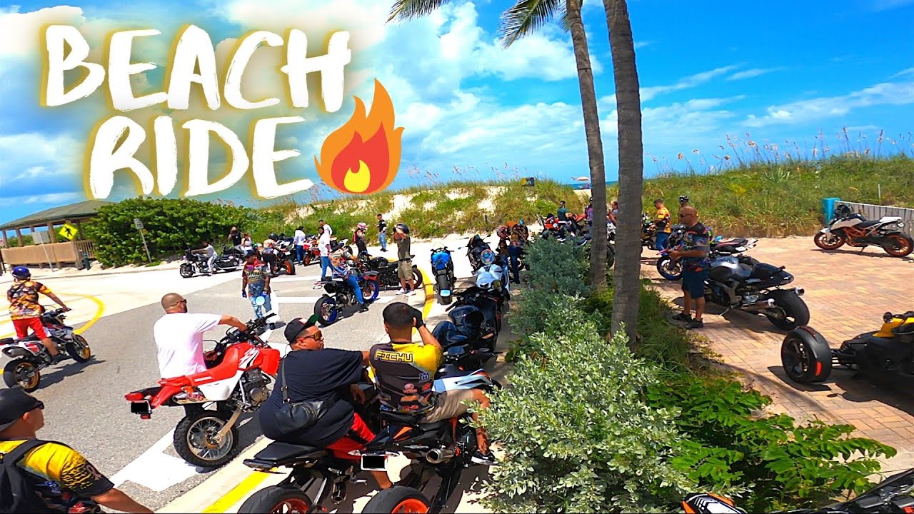 MOTORCYCLE BEACH RIDEOUT 2021 | Mr2Moto - YouTube