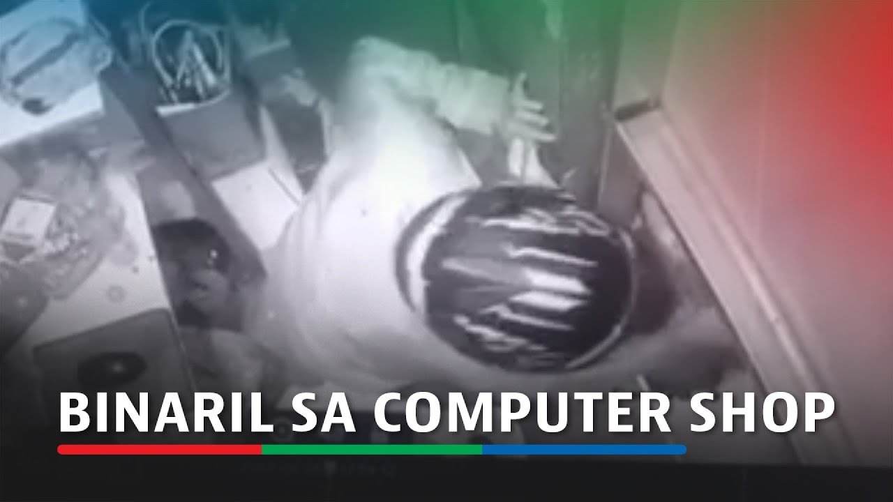 Sapul sa CCTV: Lalaki binaril sa loob ng computer shop sa QC | ABS-CBN ...