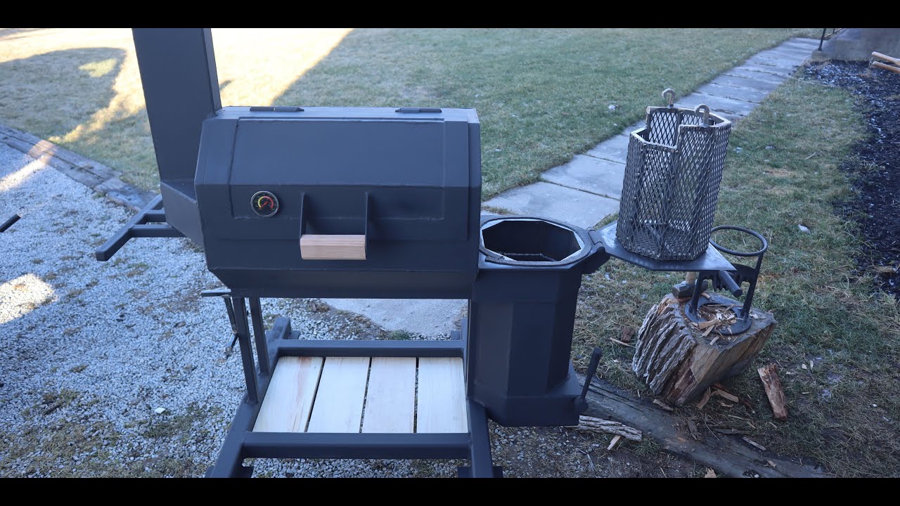 BBQ Mini Smoker - Top Loading - Part 3 Final - Build - YouTube