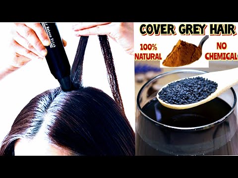 Mix With COFFEE Only 2 Ingredients You Will Forget To Apply Dye & Mehendi /Homemade Black Hair Dye