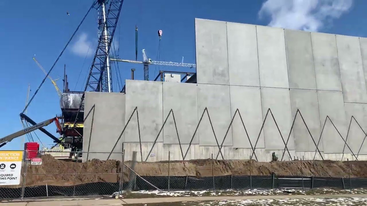 Madison Yards, Madison WI: April construction site visit - YouTube