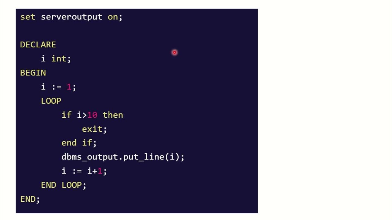 PL SQL Loops YouTube pl-sql-loops-youtube