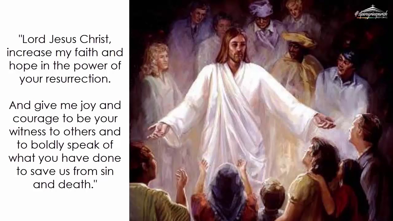 Saturday (April 27): "Go and preach the Gospel to the whole creation ...