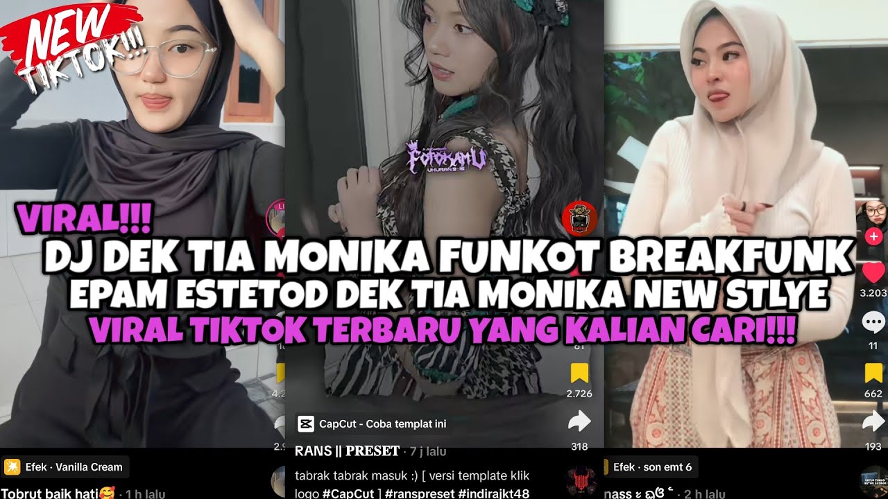 DJ OH DEK TIA MONIKA FUNKOT EPAM ESTETOD | DJ TIA MONIKA FUNKOT VIRAL ...