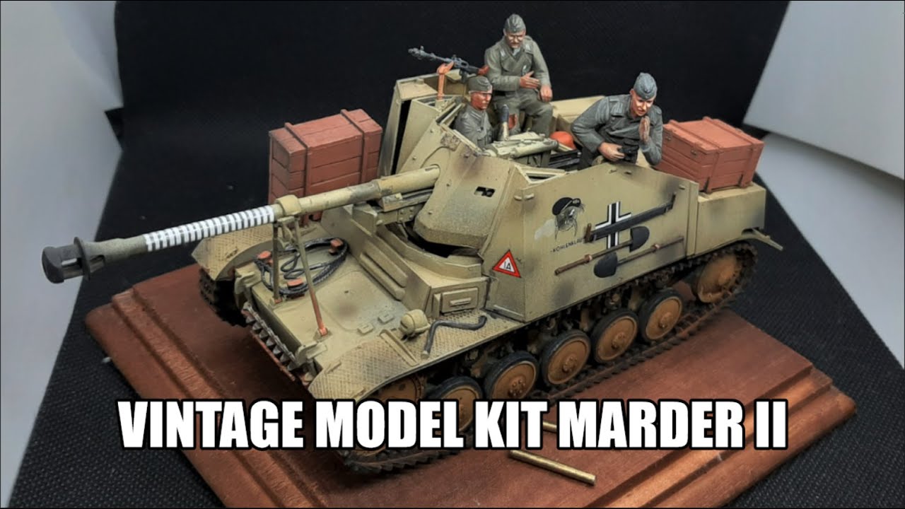 Vintage Model Kit Marder II From Tamiya (1976) - YouTube
