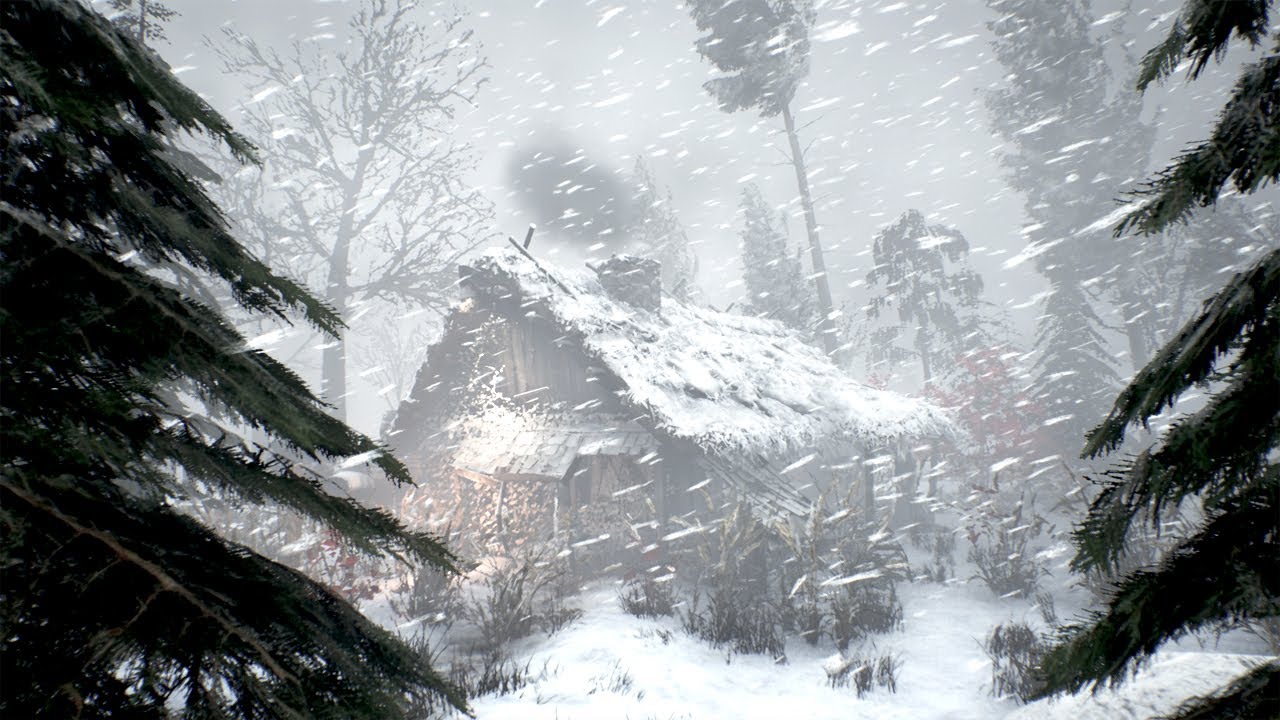 BRUTAL MERCILESS SNOWSTORM and HEAVY WIND sounds for sleeping ...