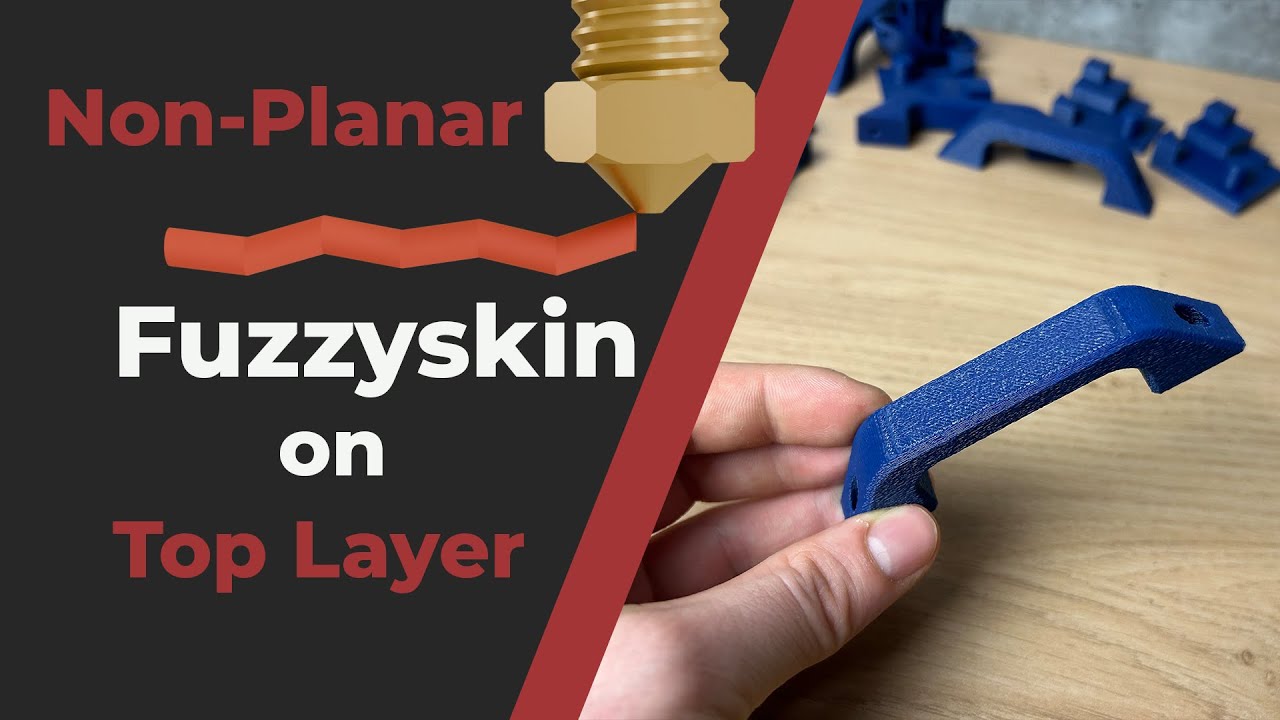 Non-Planar Top Fuzzyskin - 3D Printing! - YouTube