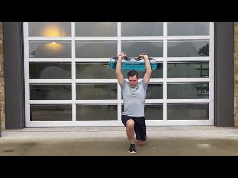 Tidal Tank Forward Overhead Lunge - YouTube