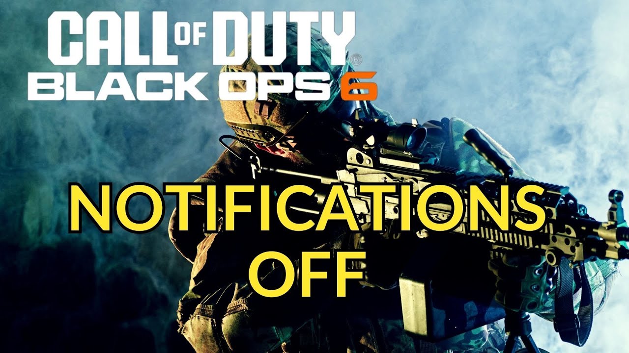 How to turn Off Notifications in Black ops 6 | COD Bo6 Tutorial - YouTube