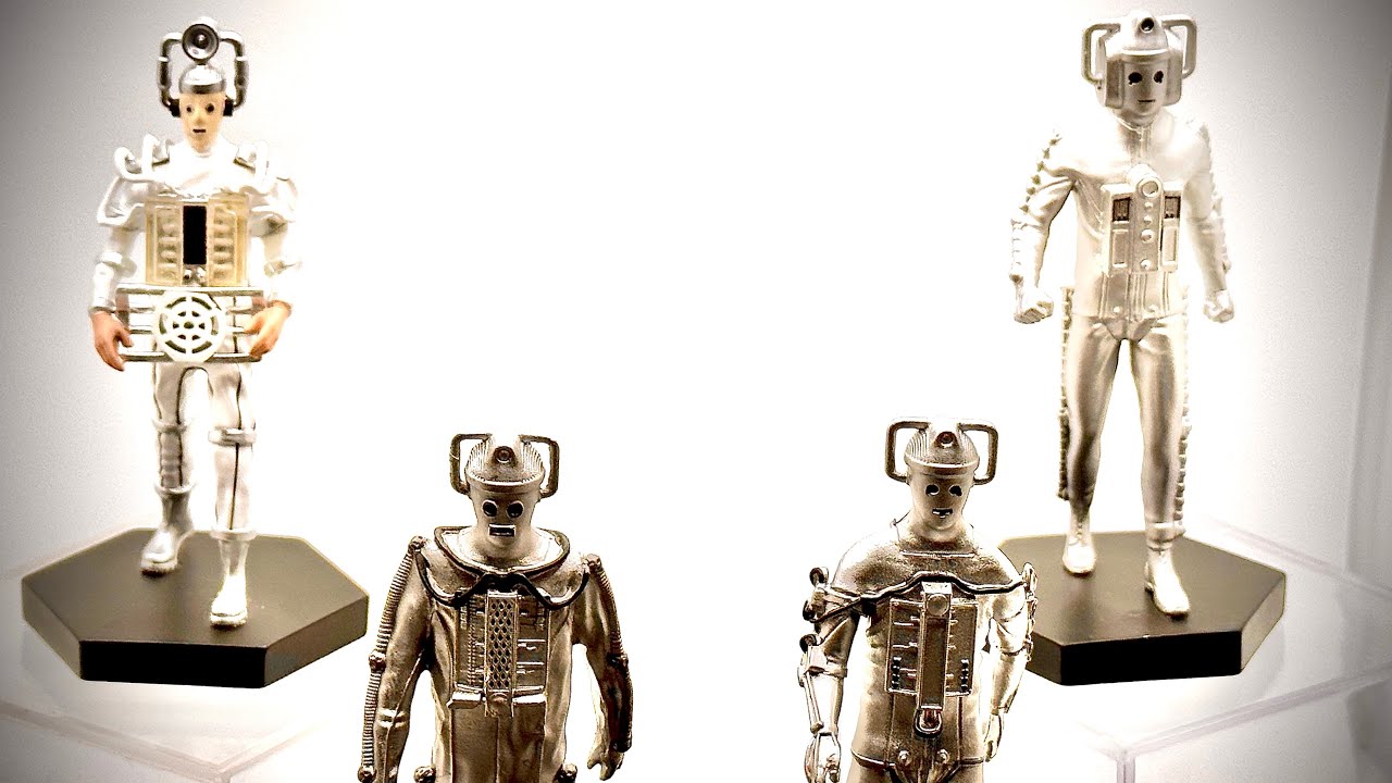 Doctor Who: Evolution of the Cybermen Set 1 (from Eaglemoss) - YouTube