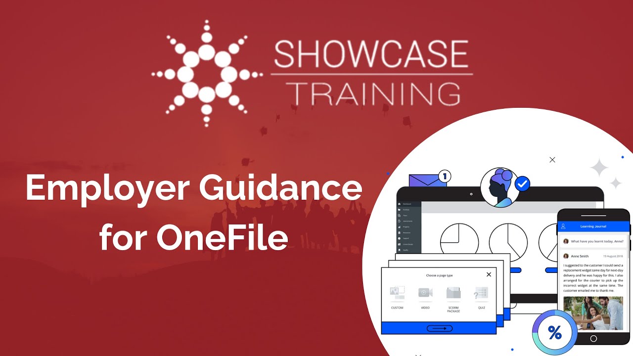 Showcase Training - Employer Guidance for OneFile - YouTube