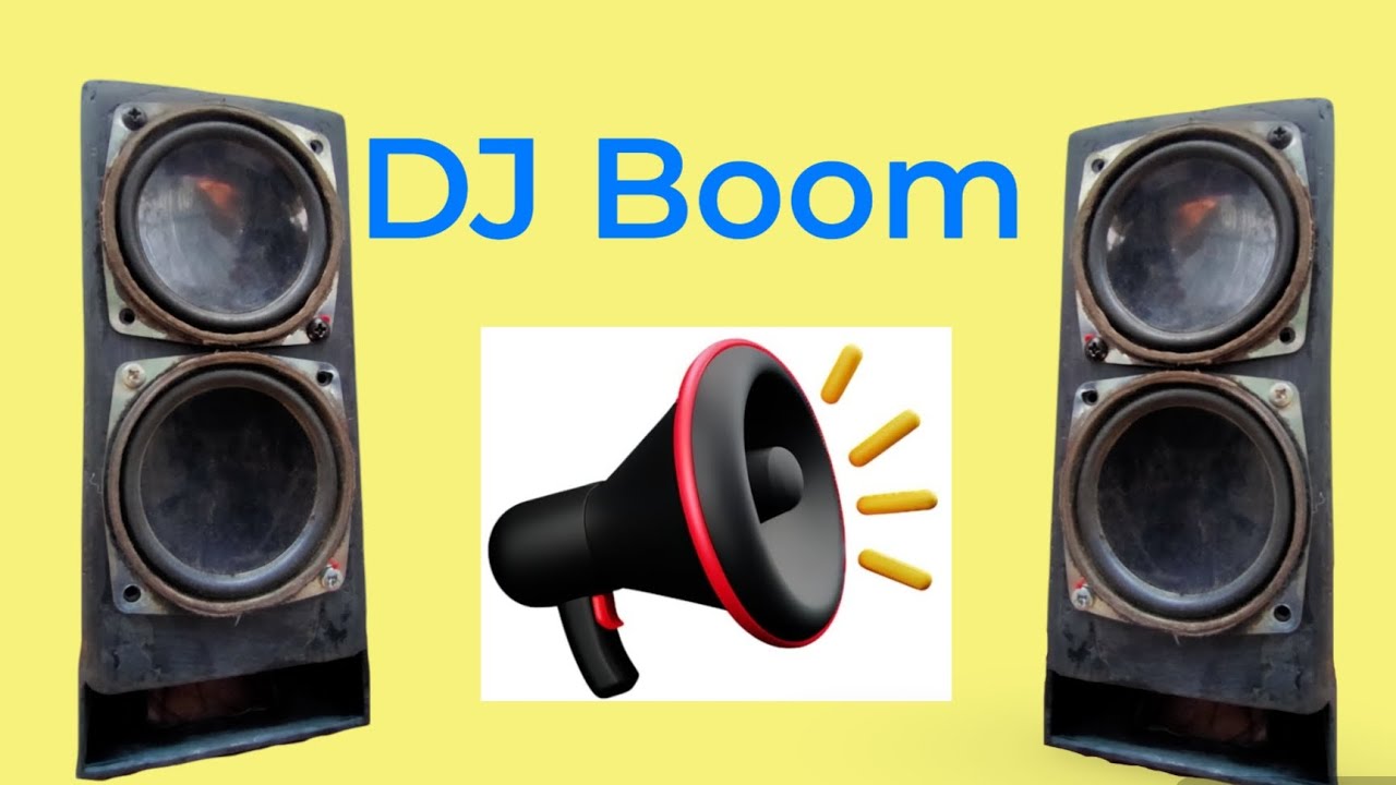 Mini boom box Making mini dj spiker how to mak mini spiker - YouTube