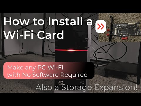 How to install Wi-Fi on Any Desktop PC - YouTube