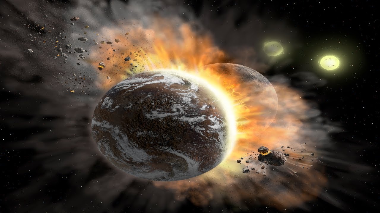 What Happens When Exoplanets Collide ? - YouTube