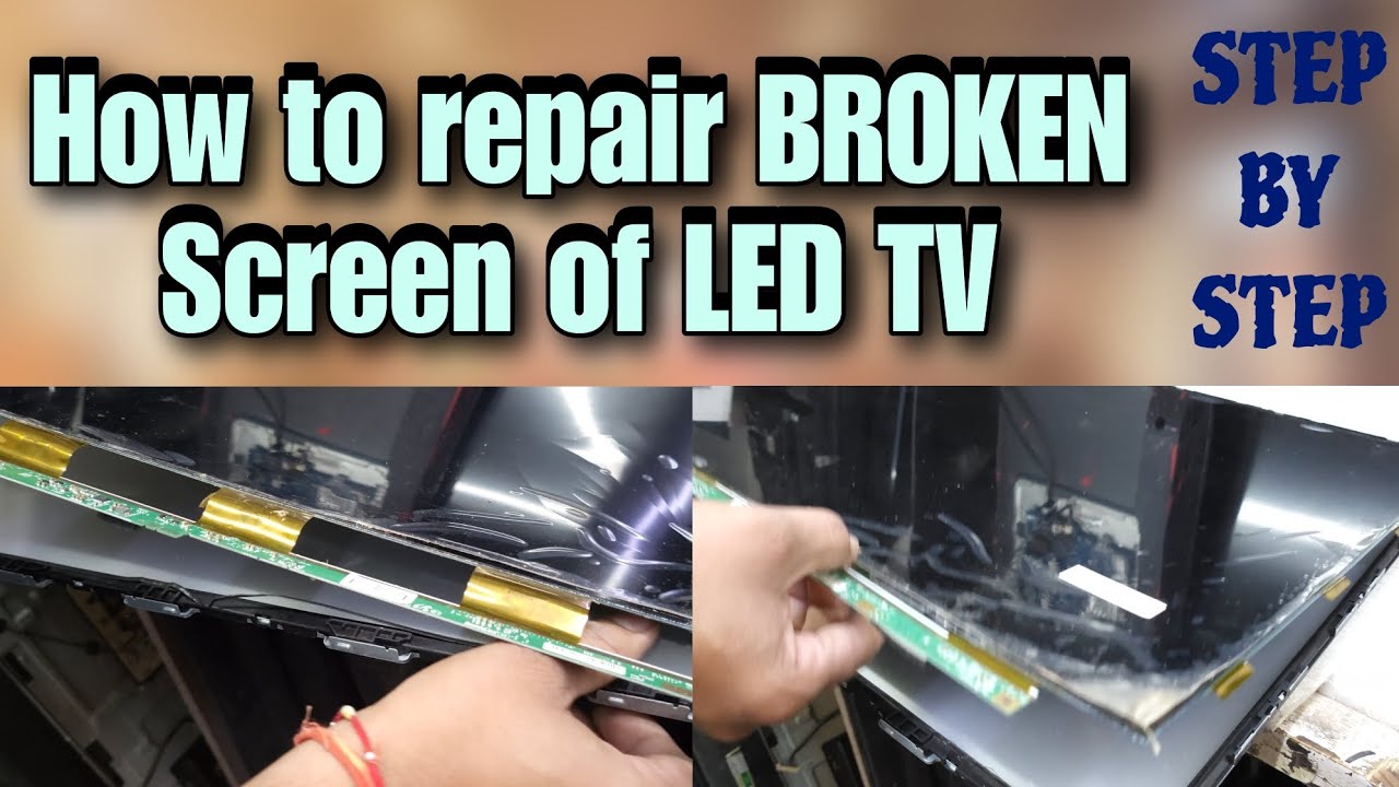How to remove/ change screen of LED TV, FULL DETAIL TUTORIAL # ...