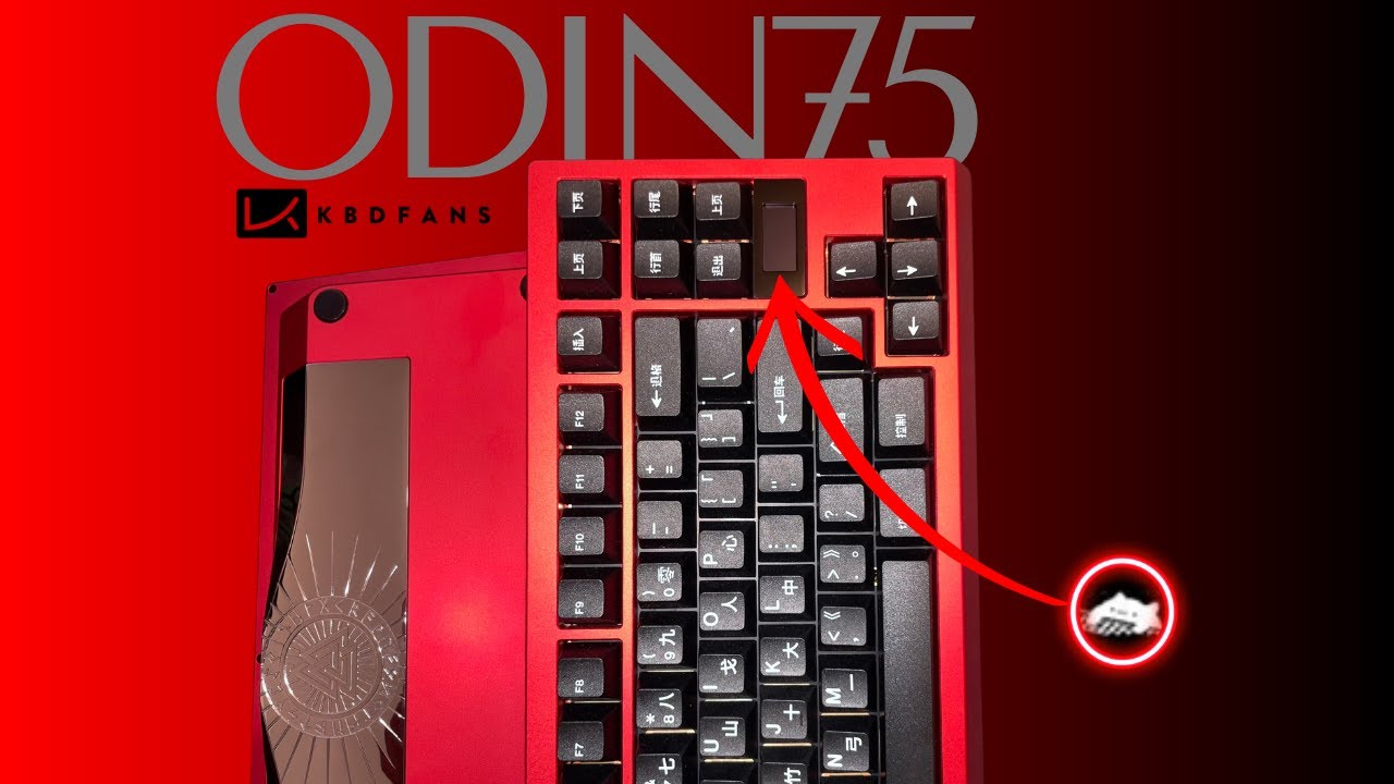 Odin75: ENDGAME KEYBOARD WITH OLED SCREEN IN STOCK by KBDFans #custom ...