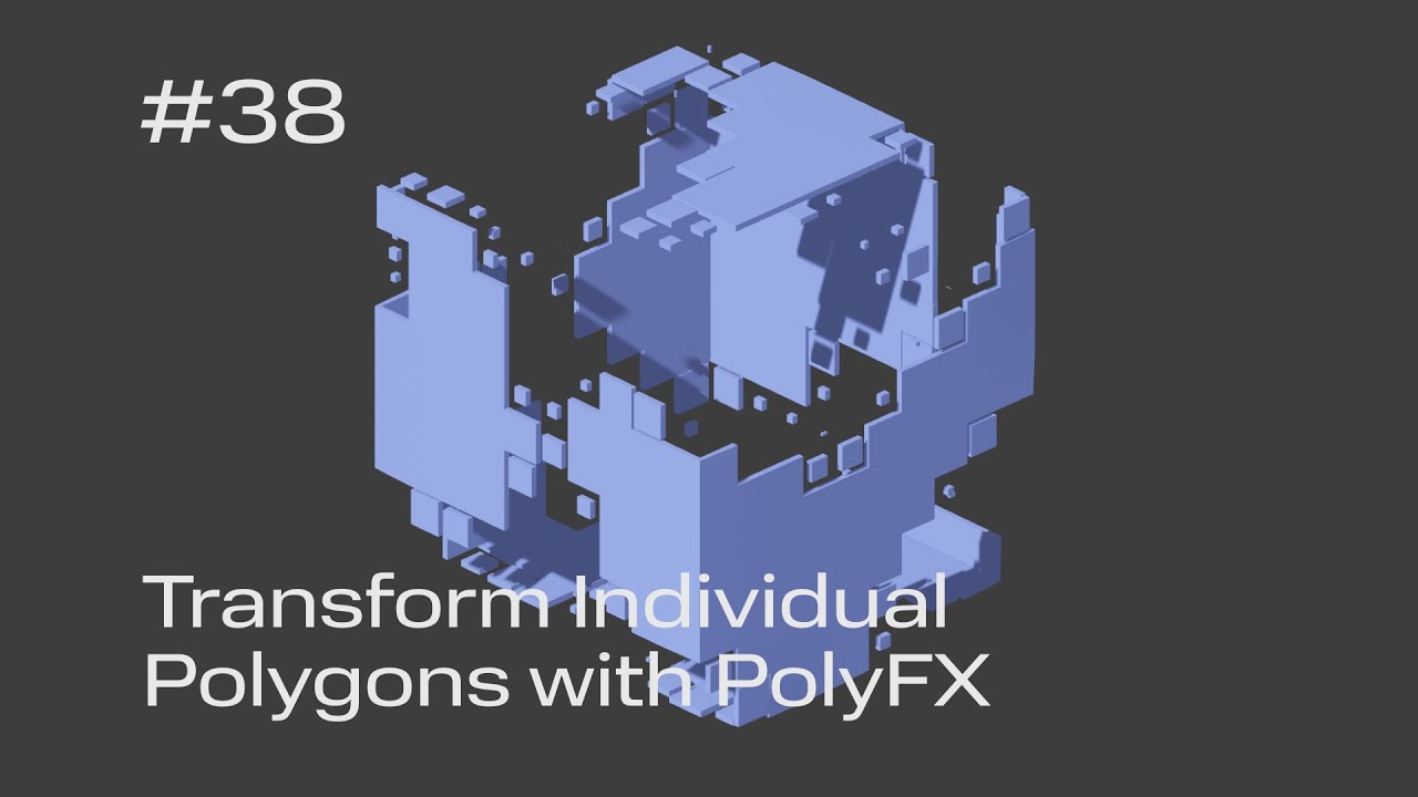 Cinema 4D Quick Tip #38 - Transform Individual Polygons with PolyFX ...