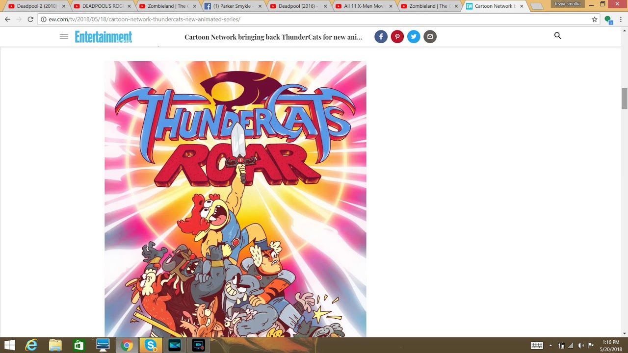 Thunder cats Roar announced by Cartoon Network rant - YouTube