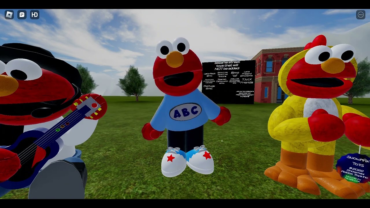 ABC Dancer elmo in roblox - YouTube