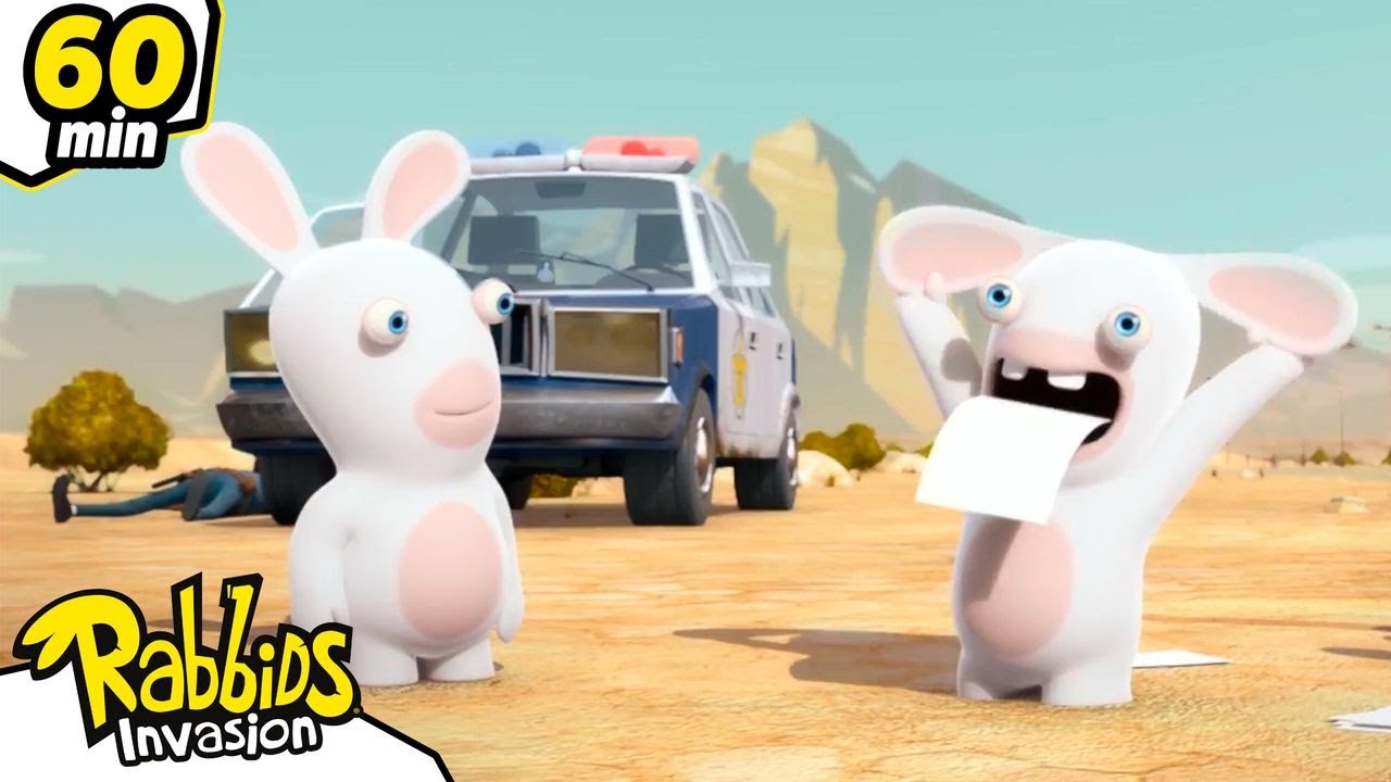 Rabbids Policías | Rabbids La Invasión | Nueva compilación 1H | Cartoon ...
