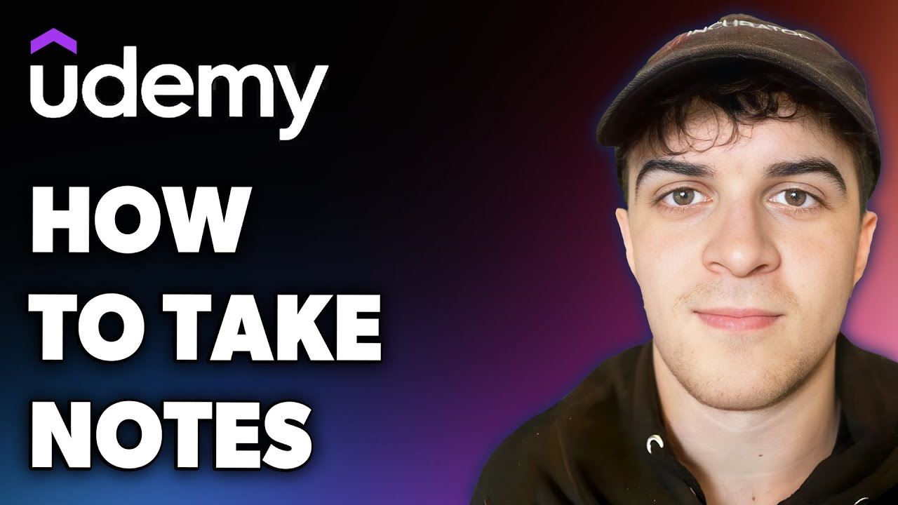 How to Take Notes on Udemy (Full 2024 Guide) - YouTube