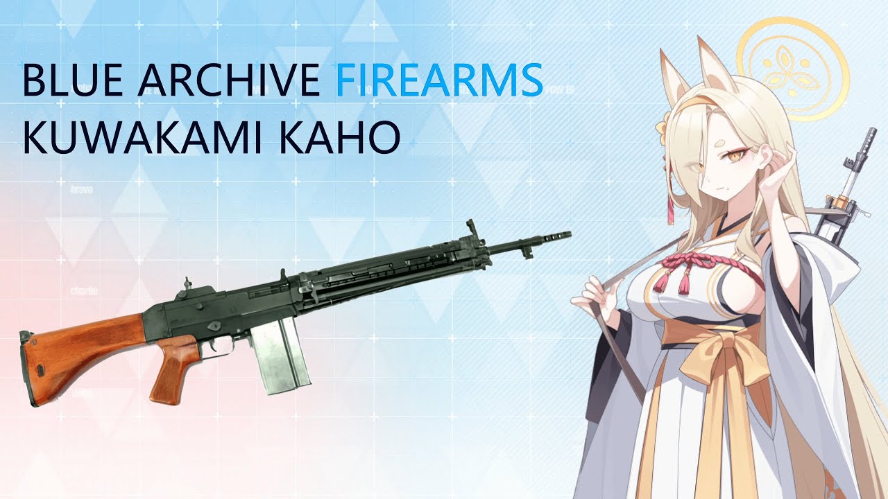 Blue Archive Firearms - Kaho - YouTube