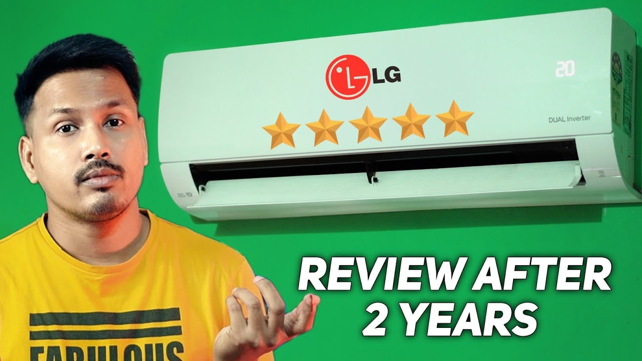 LG 1 Ton 5 Star AI DUAL Inverter Split AC Detailed Review After 2years ...