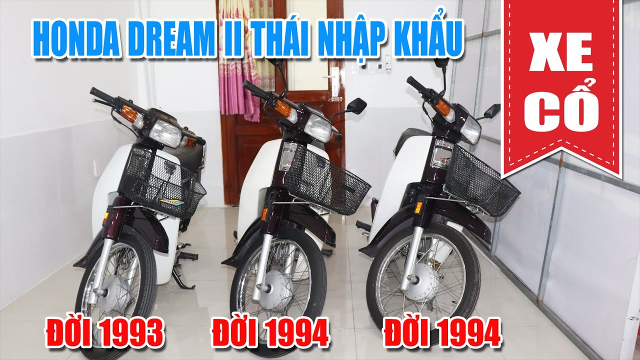 XE CỔ | HONDA DREAM II THÁI LAN ĐỜI 1993 - 1994 NHẬP KHẨU CHÍNH HÃNG ...