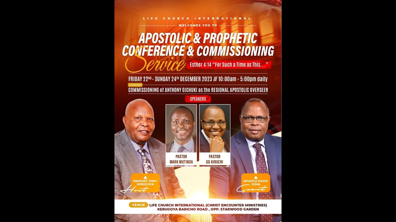 🔴APOSTOLIC & PROPHETIC CONFERENCE & COMMISSIONING SERVICE - LIFE CHURCH ...