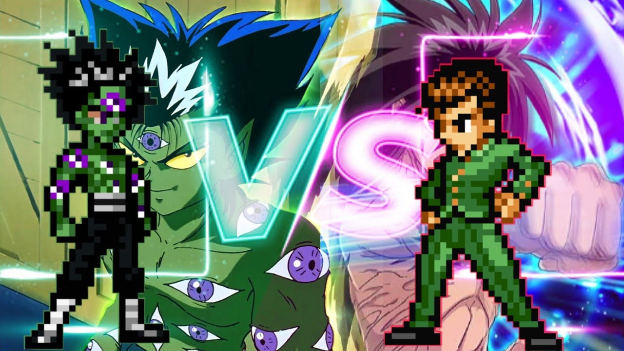 Yuyu hakusho Hiei Demon vs Yusuke Demon Jump Force Mugen - YouTube