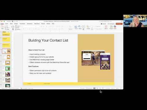 Email Marketing with Mailchimp with Sharon Mostyn