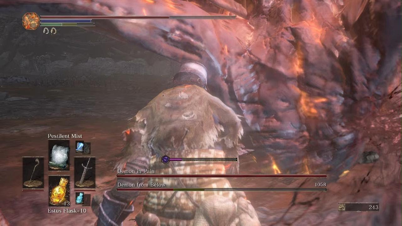 DARK SOULS III Demon in Pain and Demon From Below / Demon Prince - YouTube