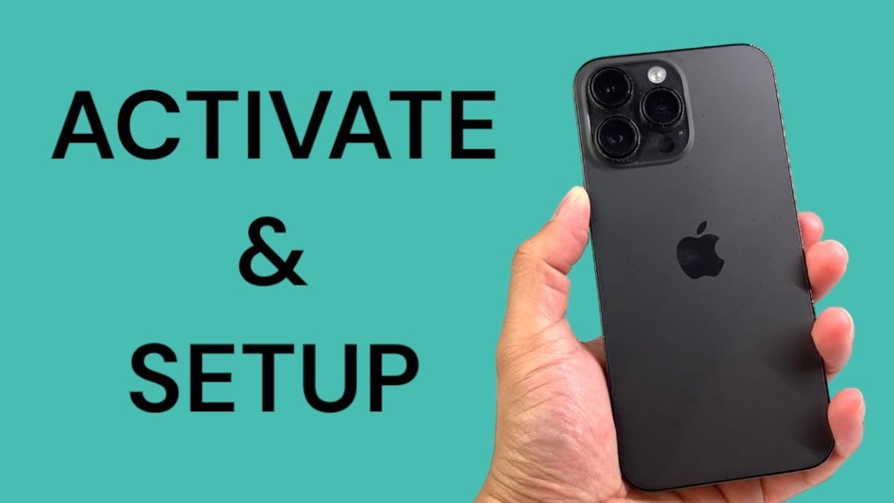 iPhone 14 Pro Max Set Up eSIM & Activation - YouTube