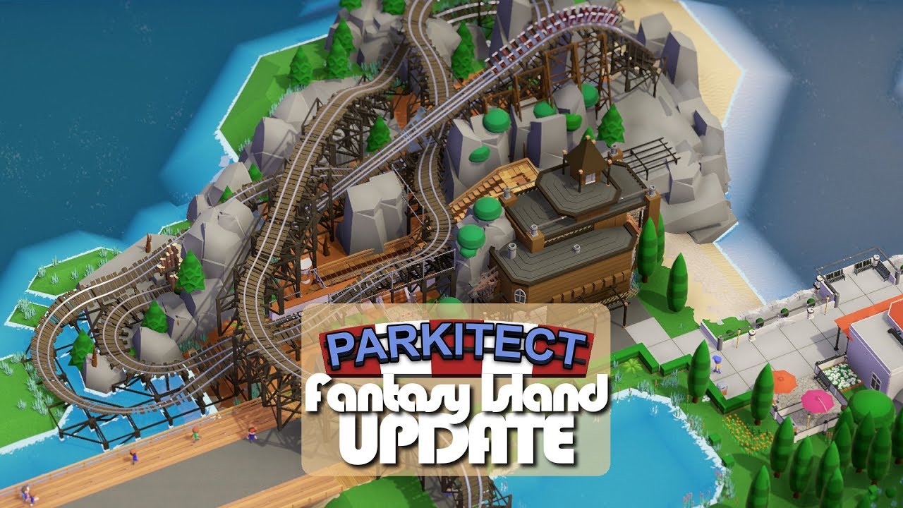 🐪 Parkitect Update | Fantasy Island | Overview and RMC Raptor Layout ...