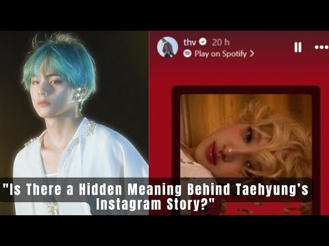 "ARMY vs BLINK: The Controversy Around Taehyung's Story Explained" #bts ...