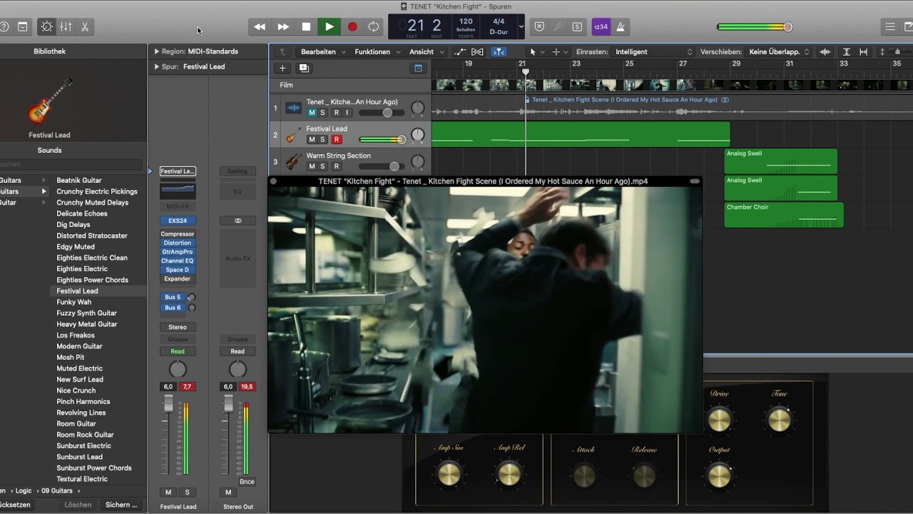 TENET "KITCHEN FIGHT" Cover - Originally Composed by Ludwig Göransson ...