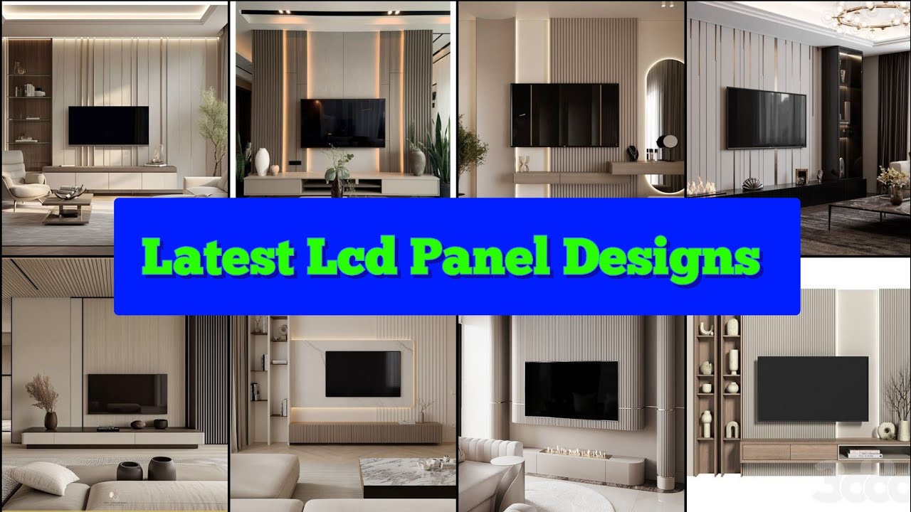 2025 Latest Lcd Panel Designs/ Modern TV Unit Designs #viralvideo - YouTube
