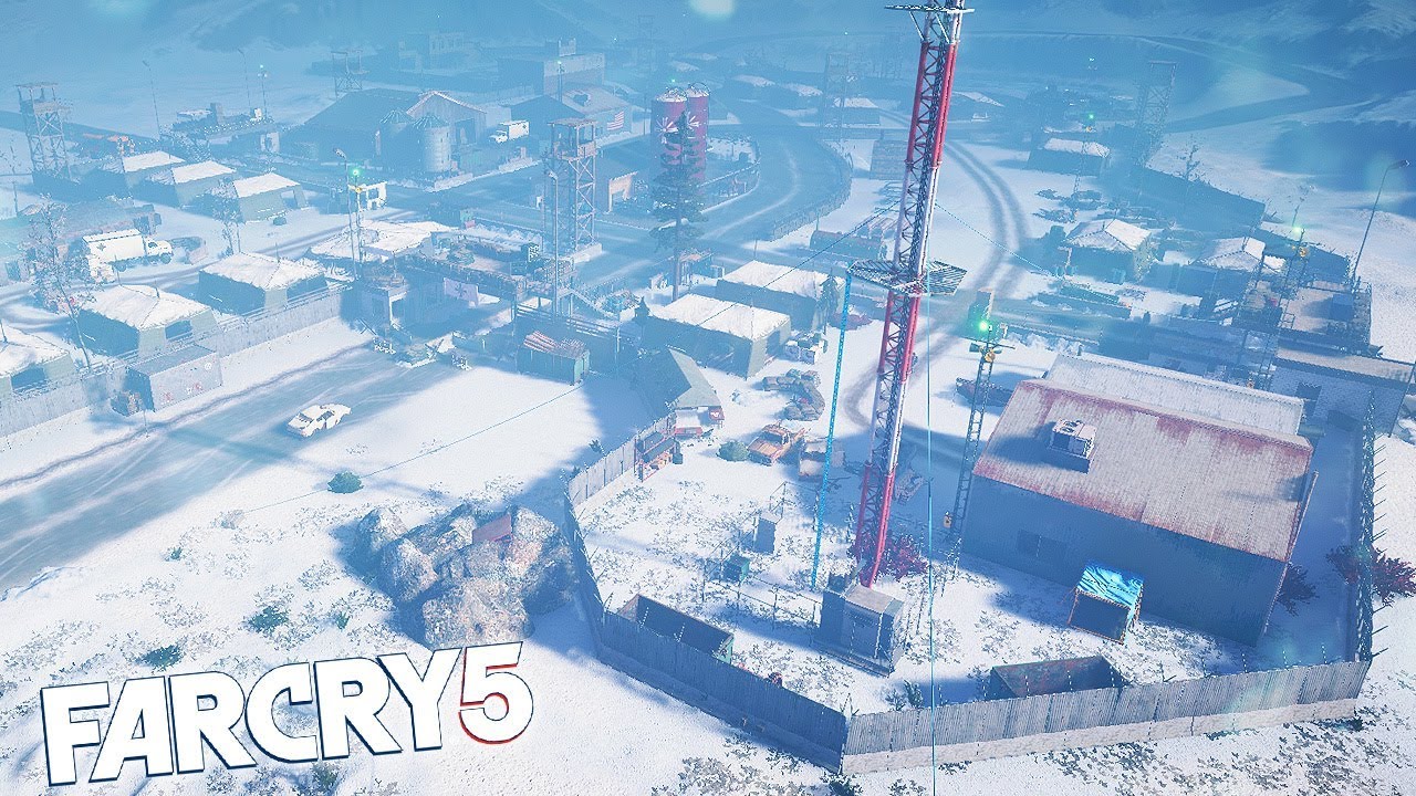 FAR CRY 5 SNOW MILITARY BASE STEALTH! Far Cry 5 Arcade Funny Moments ...