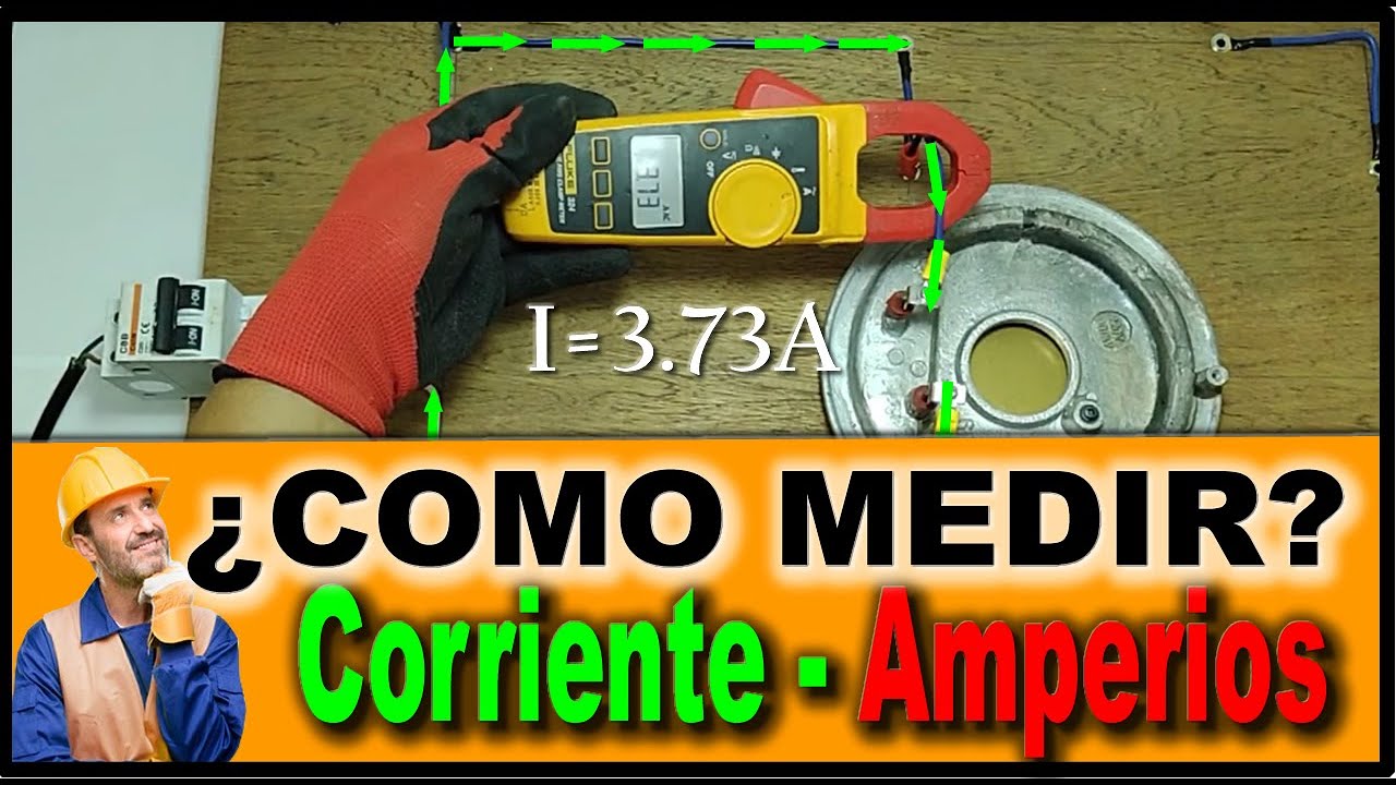 Como Medir La CORRIENTE eléctrica Con ⚡ Multímetro y Pinza⚡ - YouTube